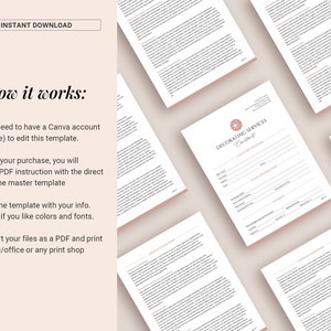 Editable Event Decorating Services Contract Template, Client Service ...