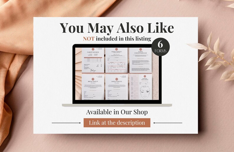 Makeup Artist Client Intake Form, Editable Makeup Service Consultation ...