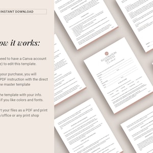 Illustration Services Contract Template, Freelance Illustrator Designer ...
