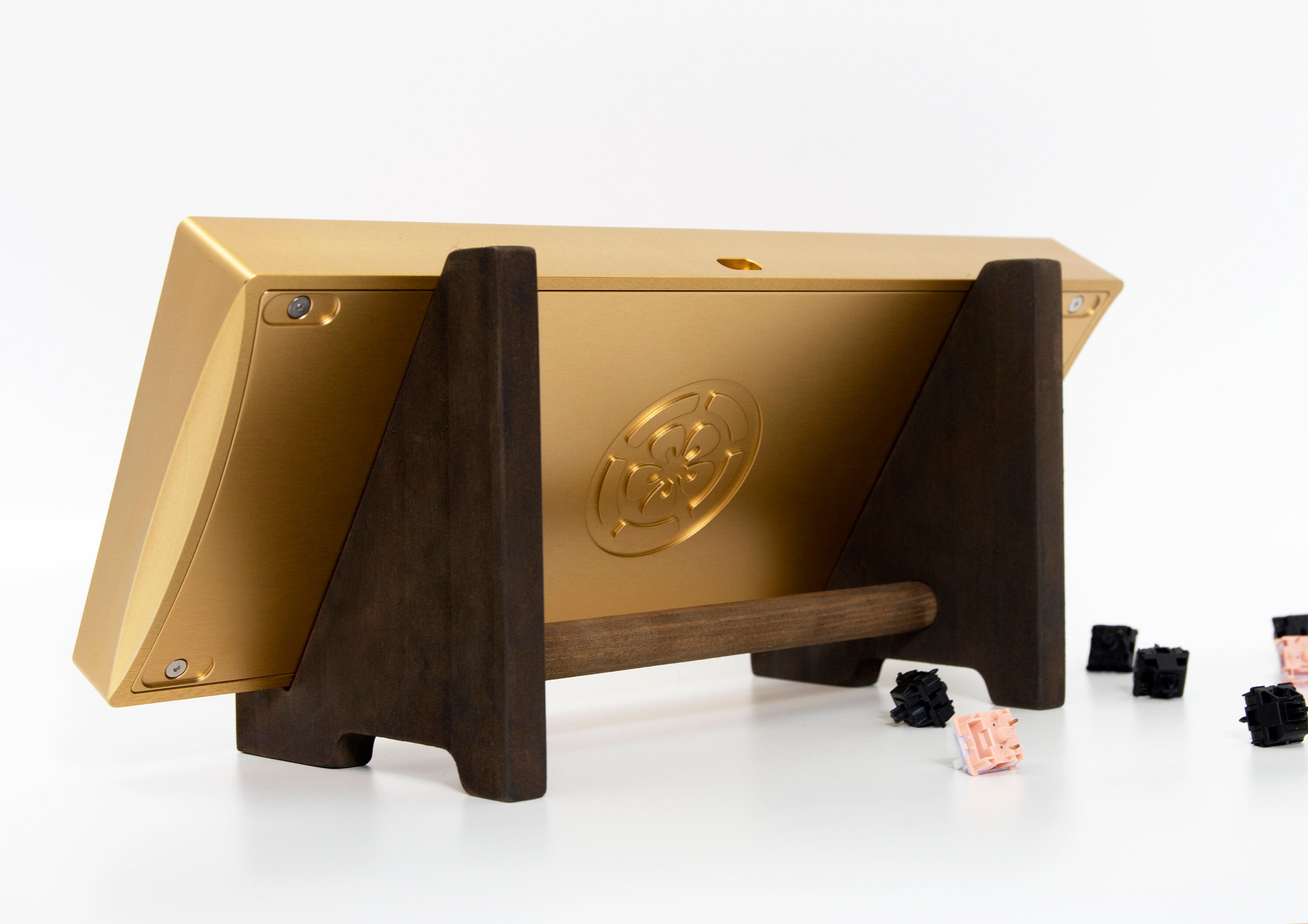 Mechanical Keyboard Wood Stand, Desk Accessories, Keyboard and Wrist ...