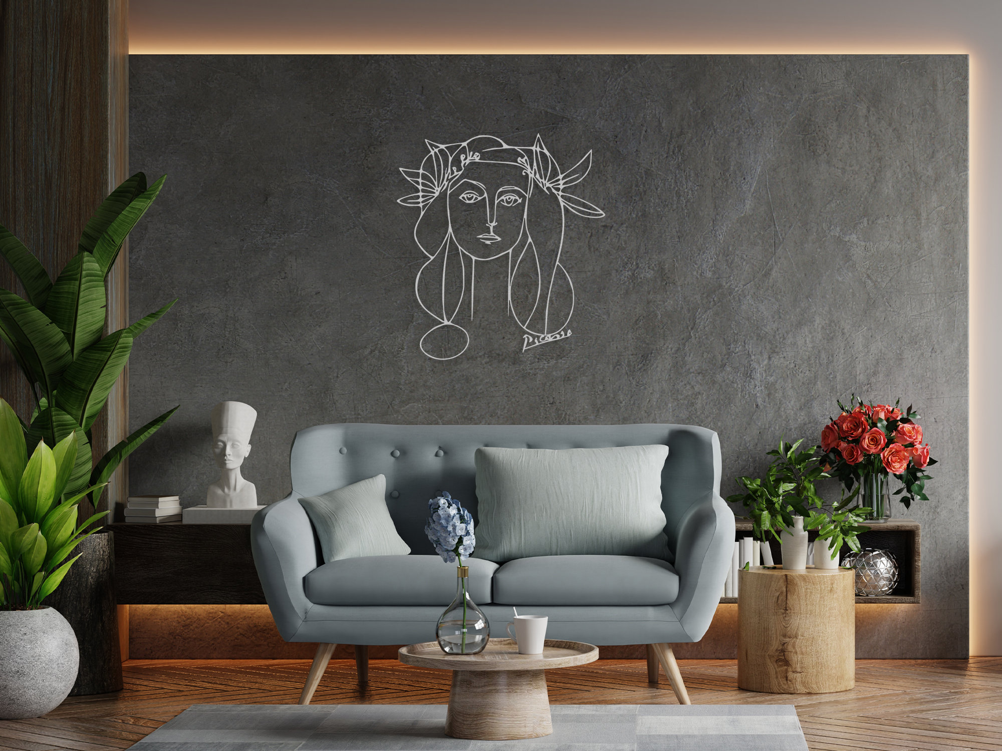 Picasso Woman Decor, Picasso Art Decor, Picasso Woman Wall Decor, Metal ...