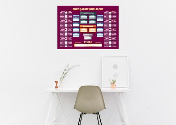 World Cup 2022 Wall Chart