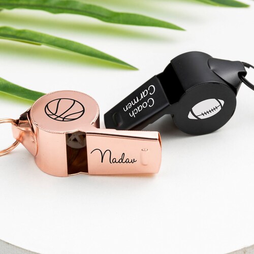 Personalized Whistle Engraved Coaches Gift - Etsy