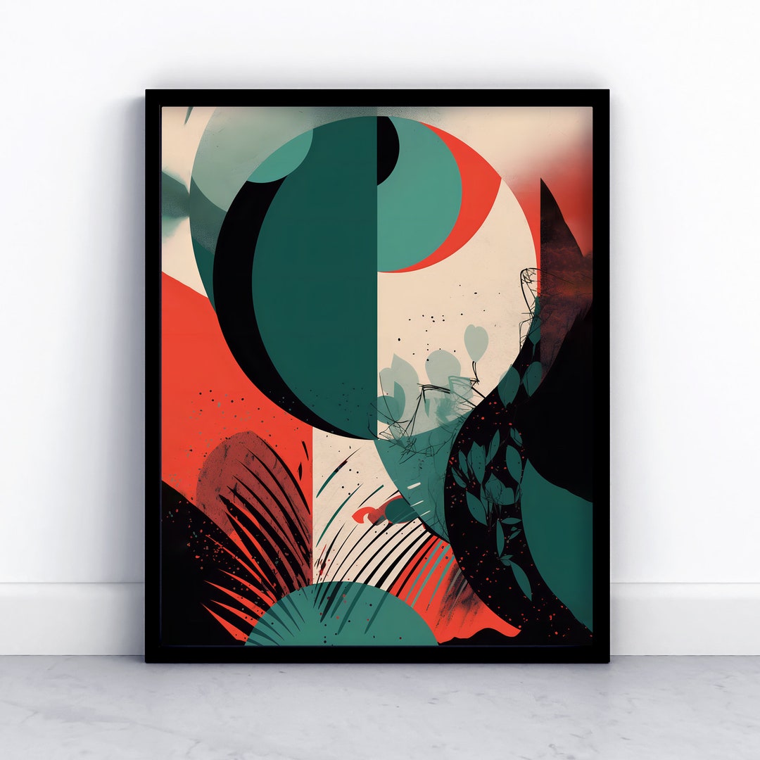 Abstract & Modern Digital Art Print - Etsy