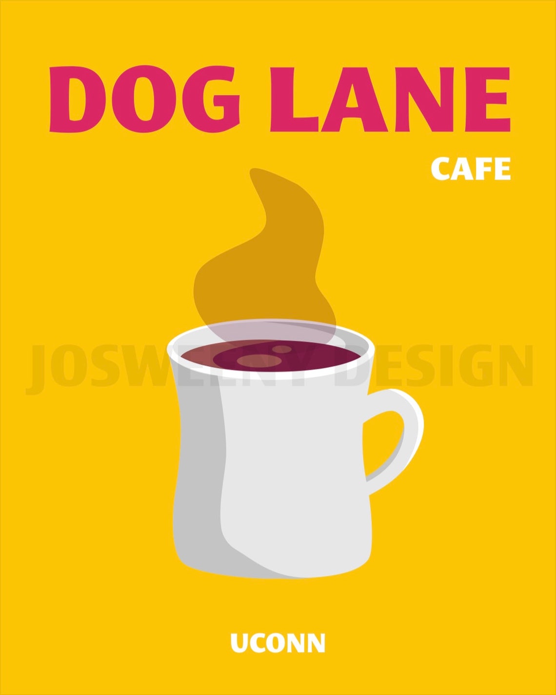 Uconn Prints, Uconn Posters, Travel Poster Prints, Preppy Room Decor ...