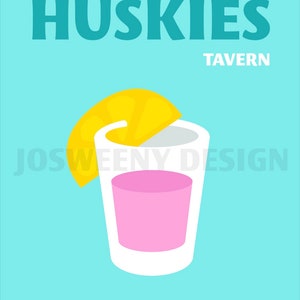 Uconn Prints, Uconn Posters, Travel Poster Prints, Preppy Room Decor ...