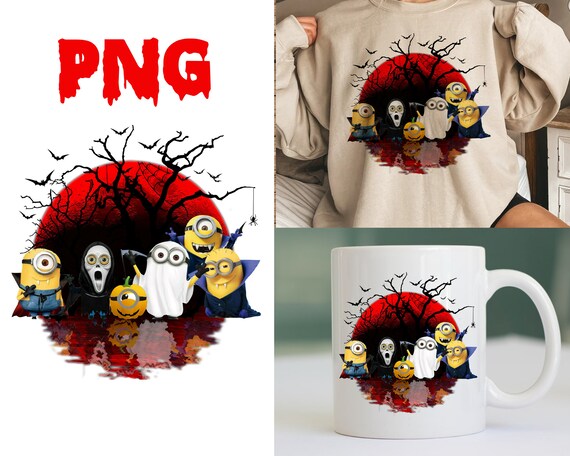 Minions Boo Png Halloween Costume Png Boo Ya Funny Spooky - Etsy