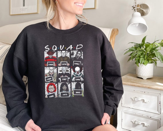 Halloween Horror Characters Shirt Halloween Sweatshirt - Etsy