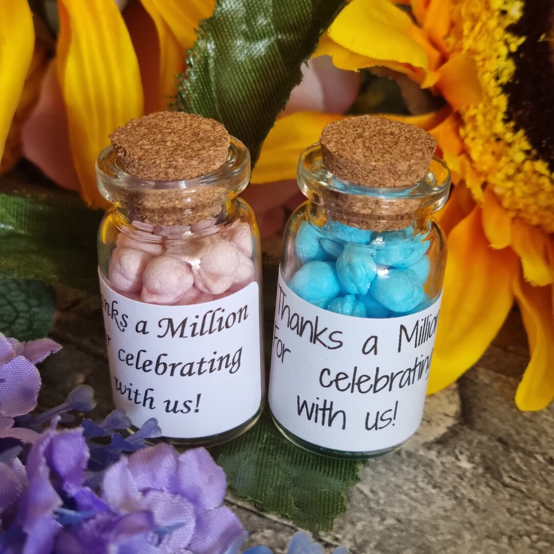 Personalized Mini Glass Wedding Sweet Favors – 'love is Sweet' - Etsy