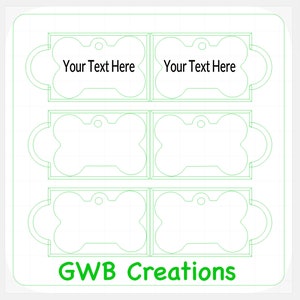 Xtool F1 TEMU Pet Tag Jig Digital Files. - Etsy