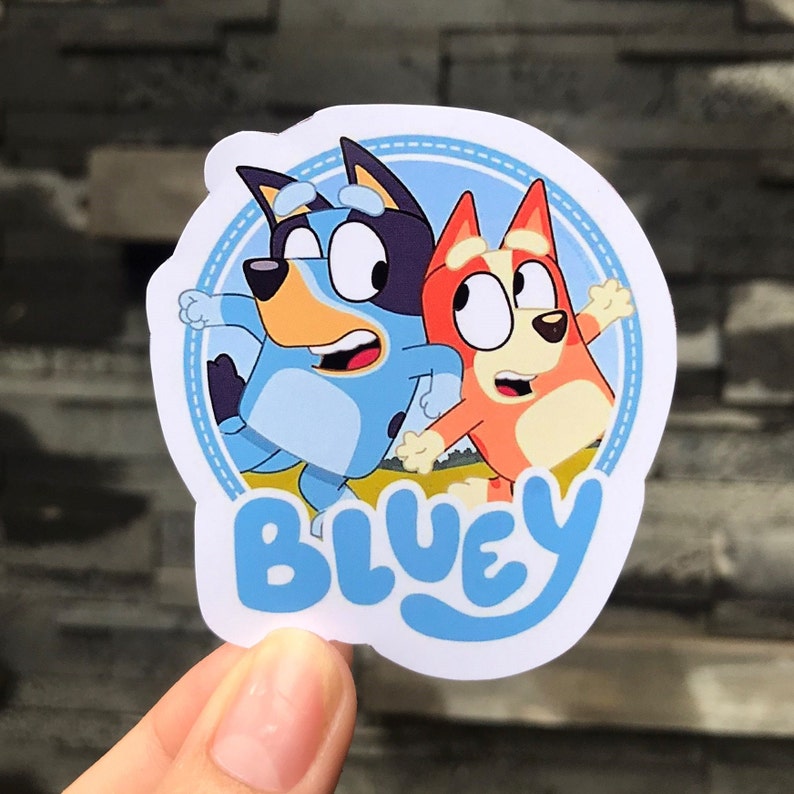 Bluey Vinyl Sticker Bluey Stickers Bluey Baby Bluey Cute - Etsy Singapore