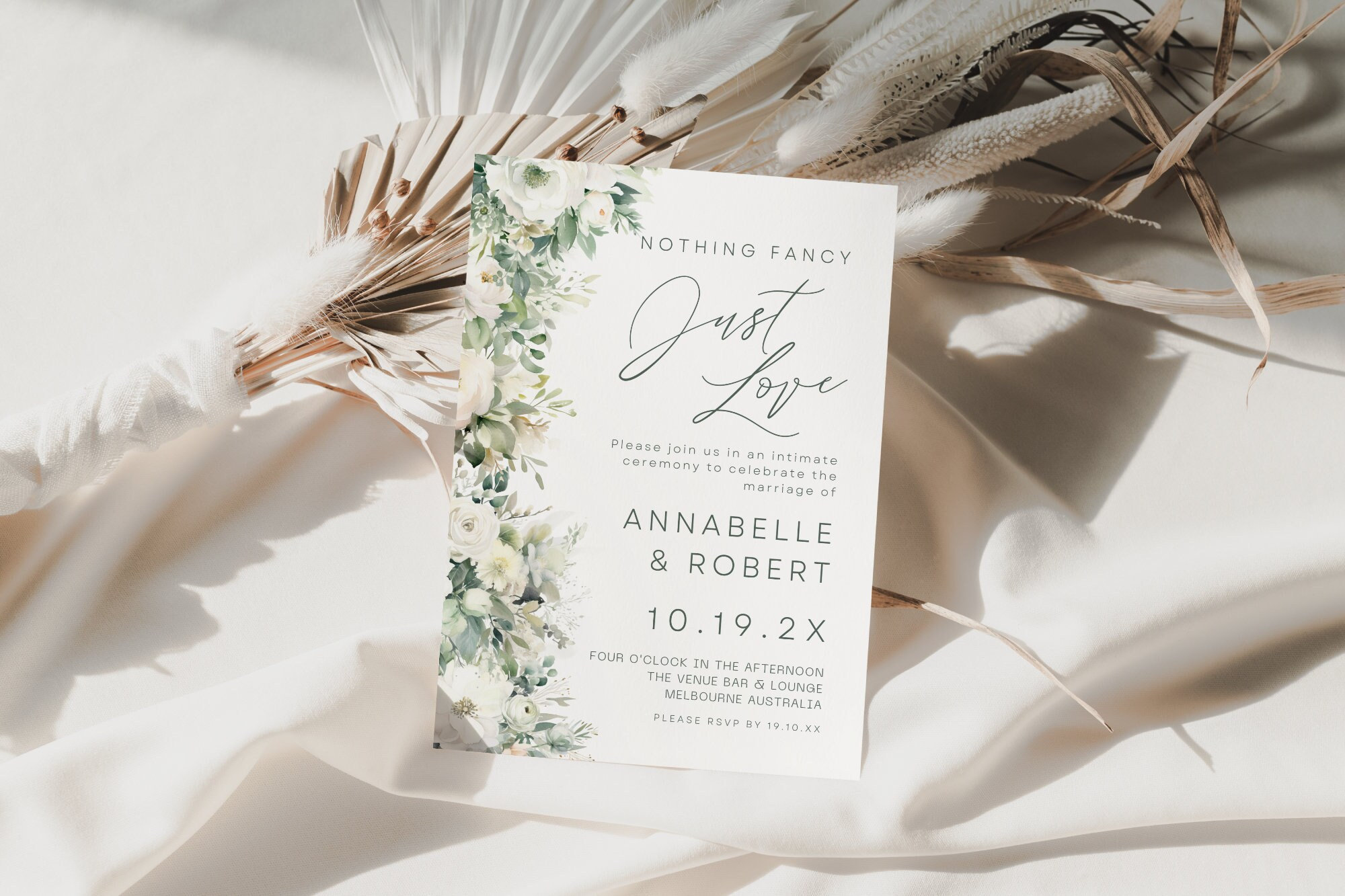 Invitation for civil wedding store