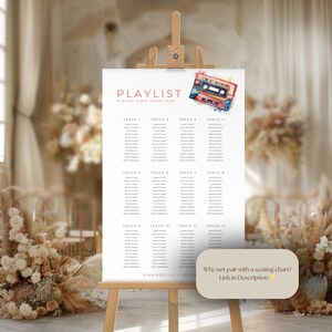 Music Theme Table Numbers, Mix Tape, Unique Table Decor, Printable ...