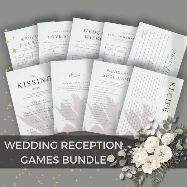 Reception Game - Etsy