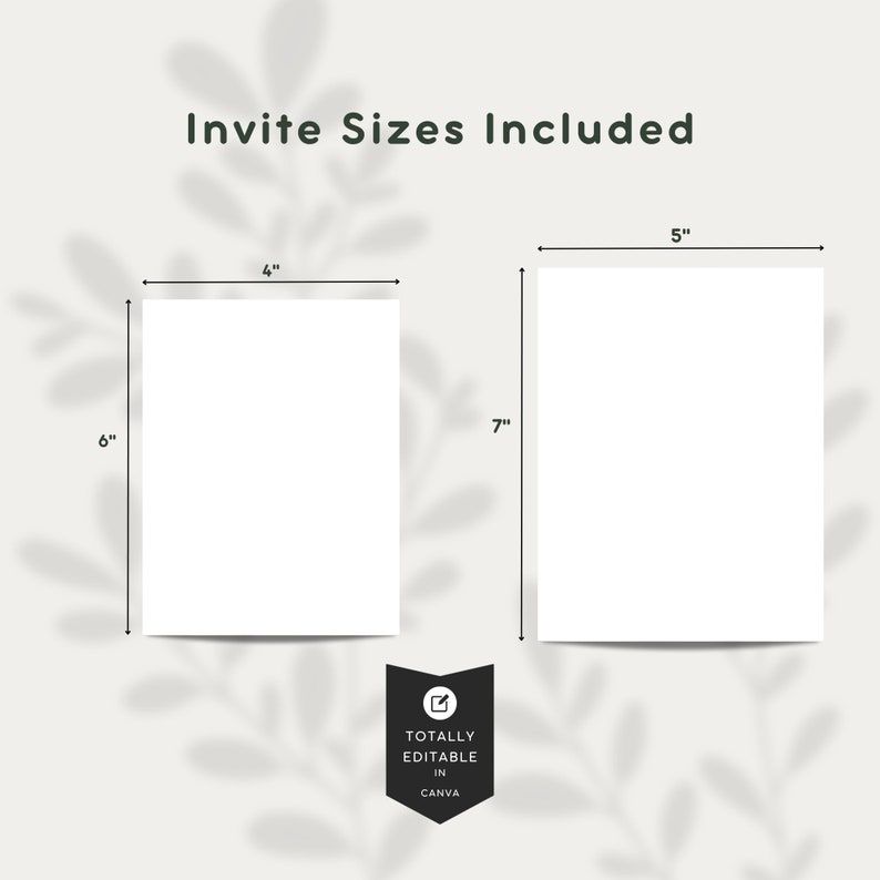 Minimal Wedding Invitation Set Sage, RSVP, Details Card, Modern ...