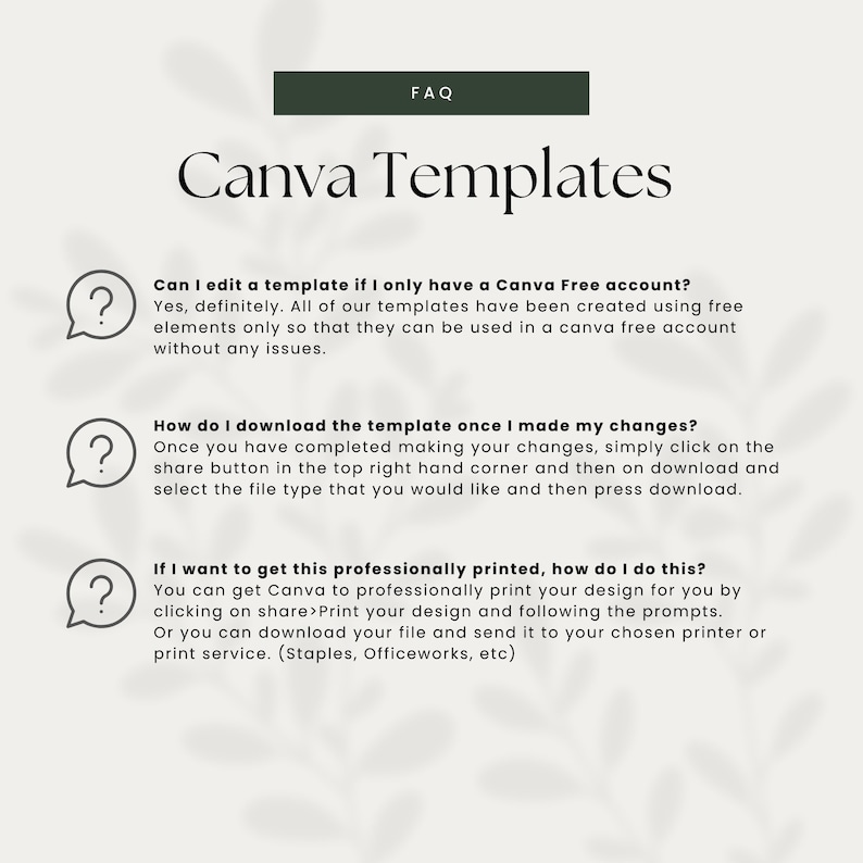 Wedding Reception Program Agenda, Order of Service, Modern Minimalist ...