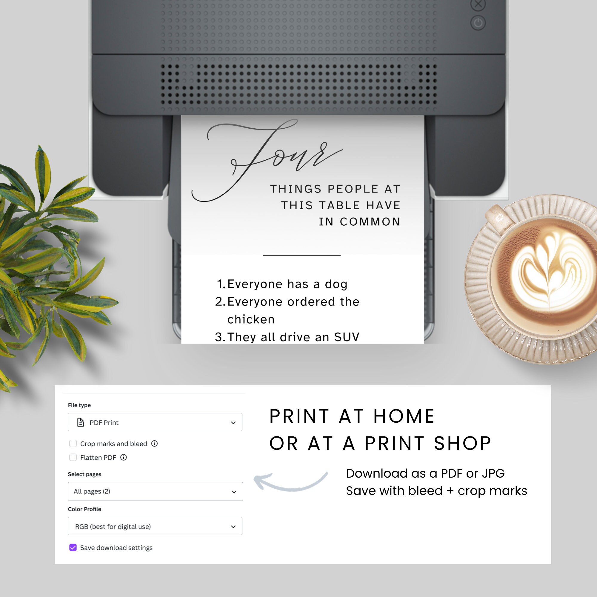 Fun Fact Cards for Wedding Guest Ice Breakers Table Cards - Etsy