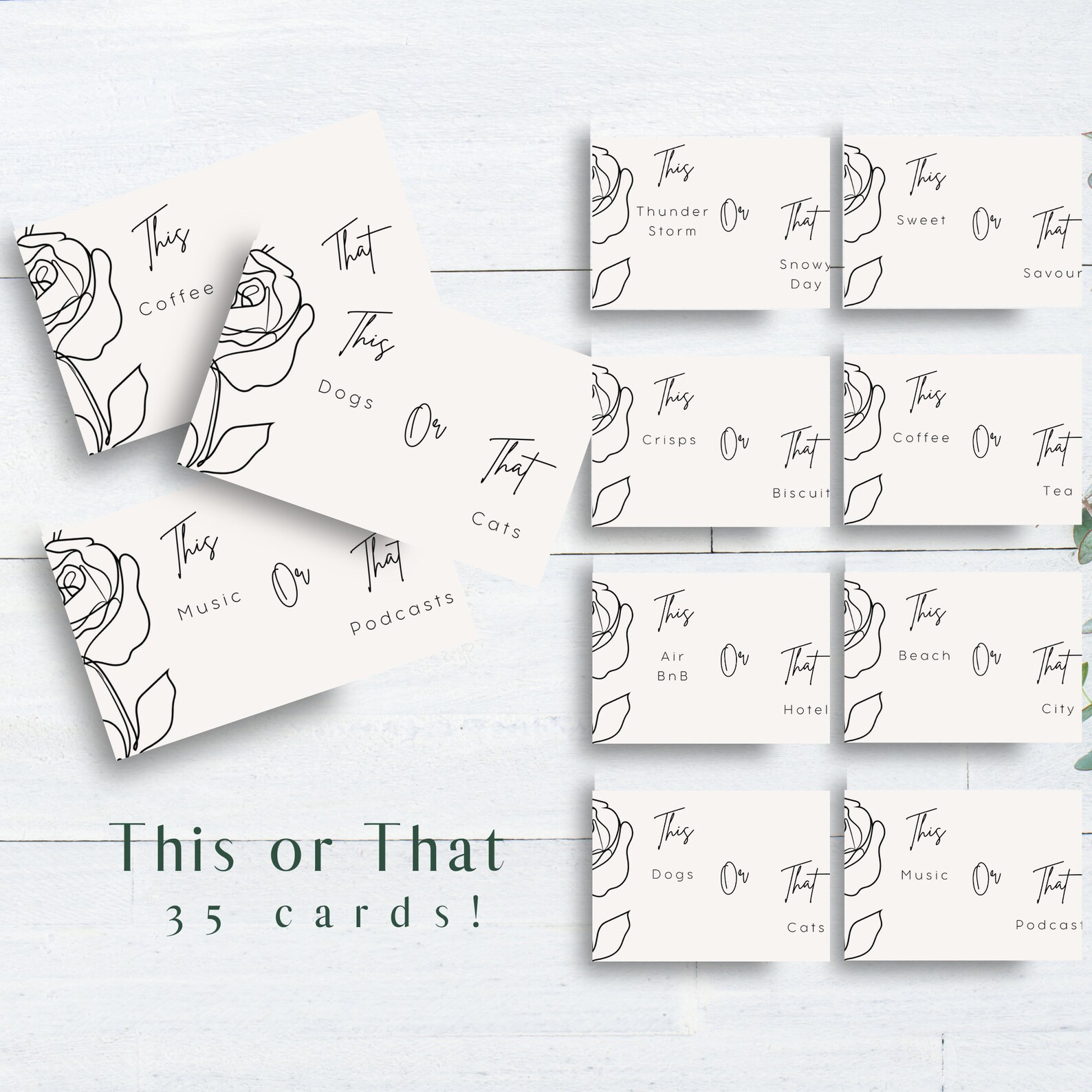 Wedding Ice Breaker Cards Bundle Conversation Starter - Etsy