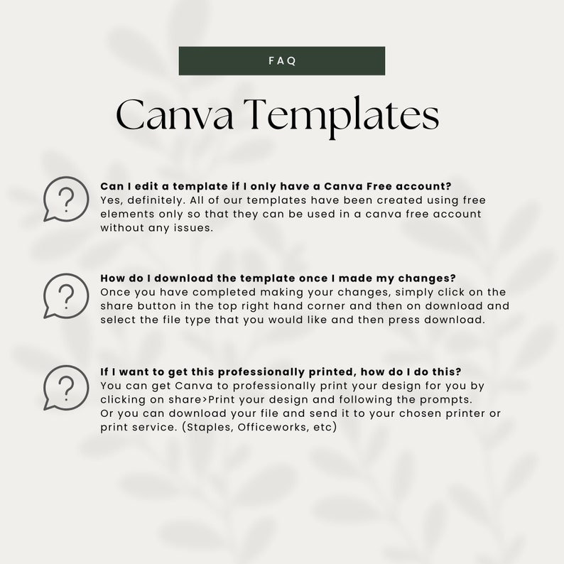 Wedding Menu With Fun Facts, Menu Napkin Note, Modern Minimalist ...