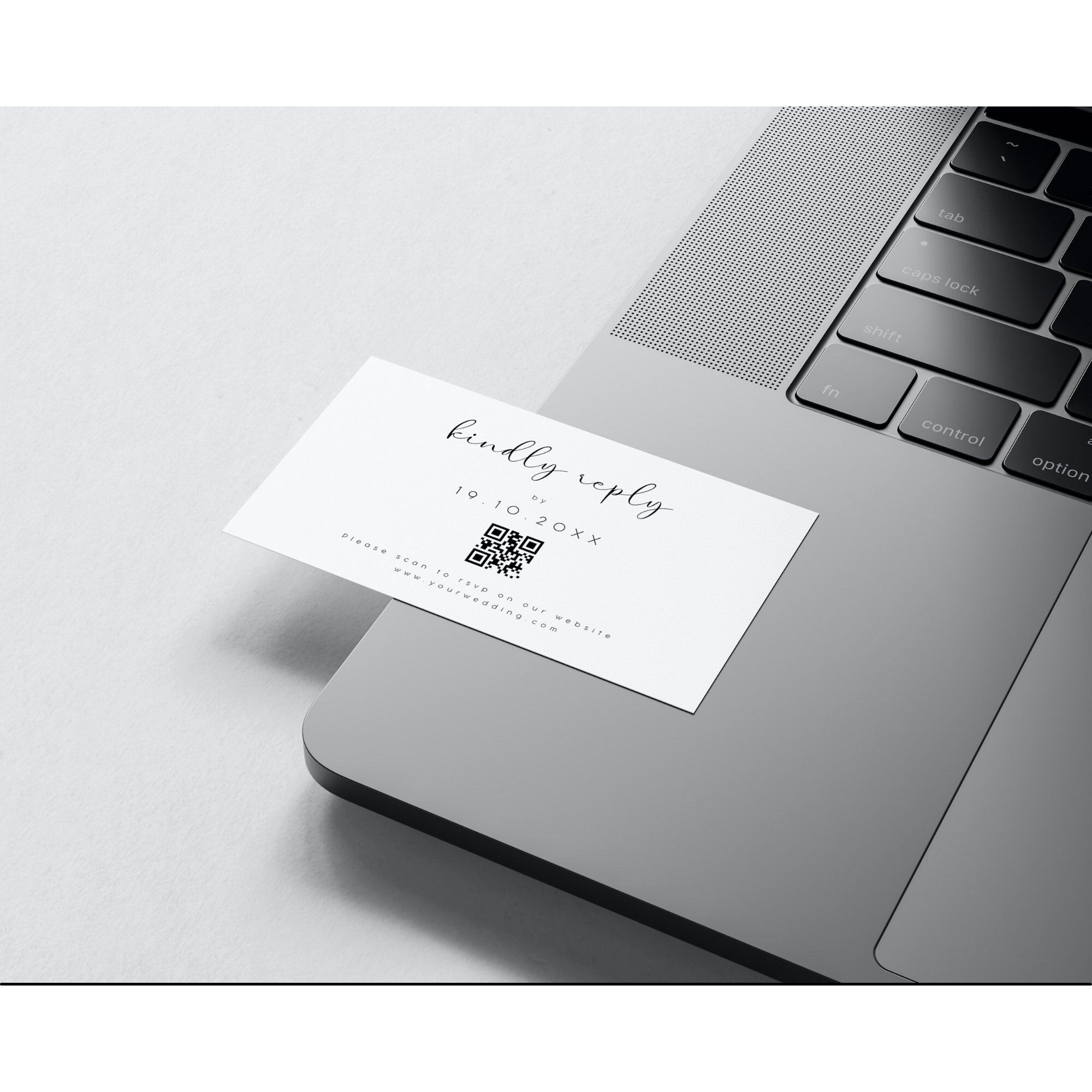 QR Code Business Card for Wedding, RSVP Cards for Wedding Website ...