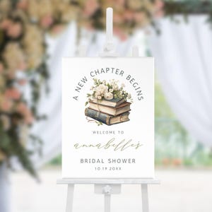 Book-themed Bridal Shower Bundle – A New Chapter Bridal Shower ...