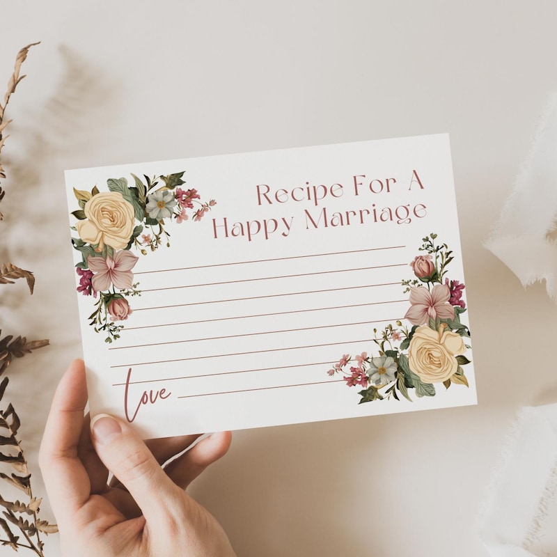 Recipe for Marriage - Etsy