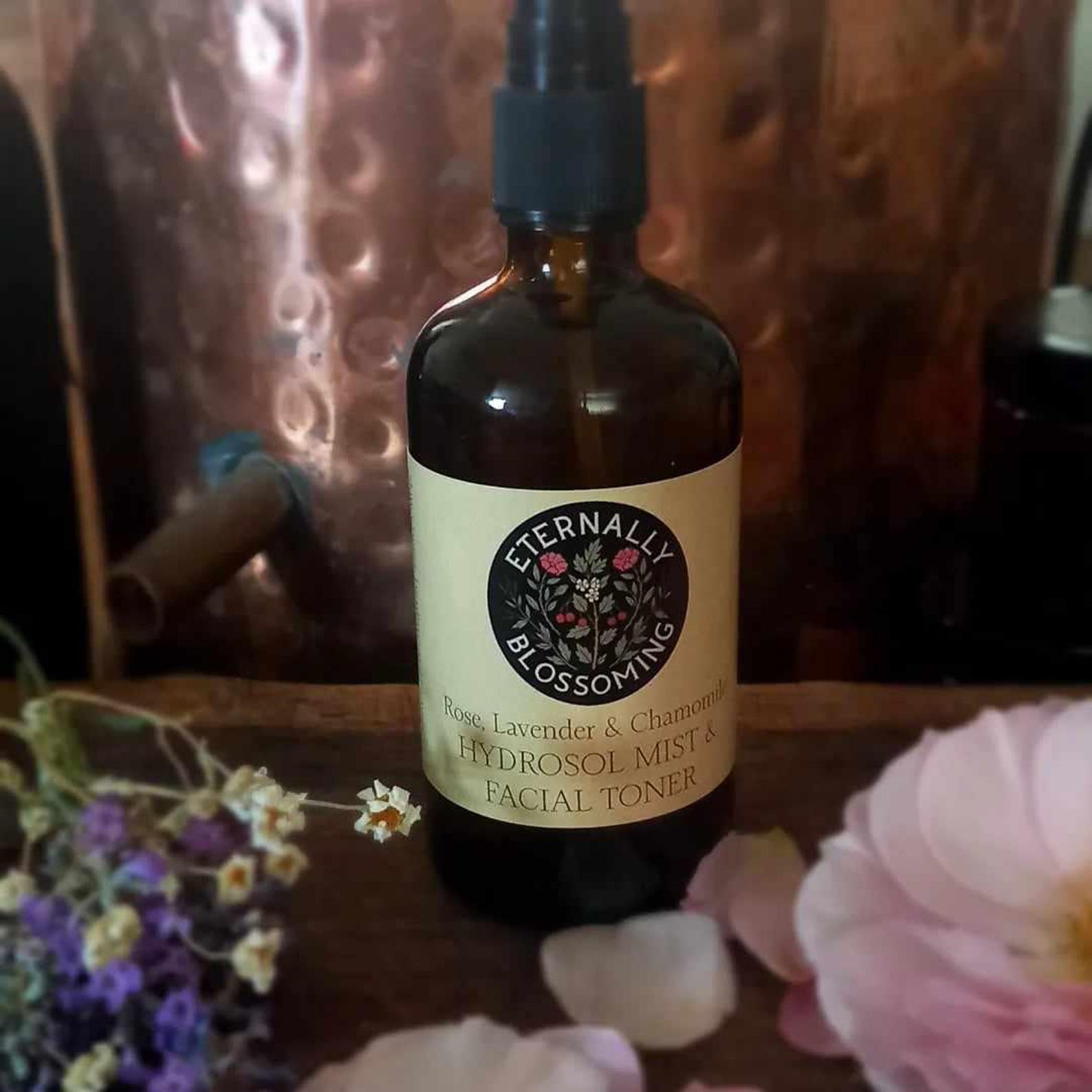 Lavender, Rose & Chamomile Facial Mist - Distillate Hydrosol 50ml - Etsy UK