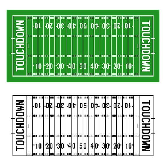 American Football Field Zones