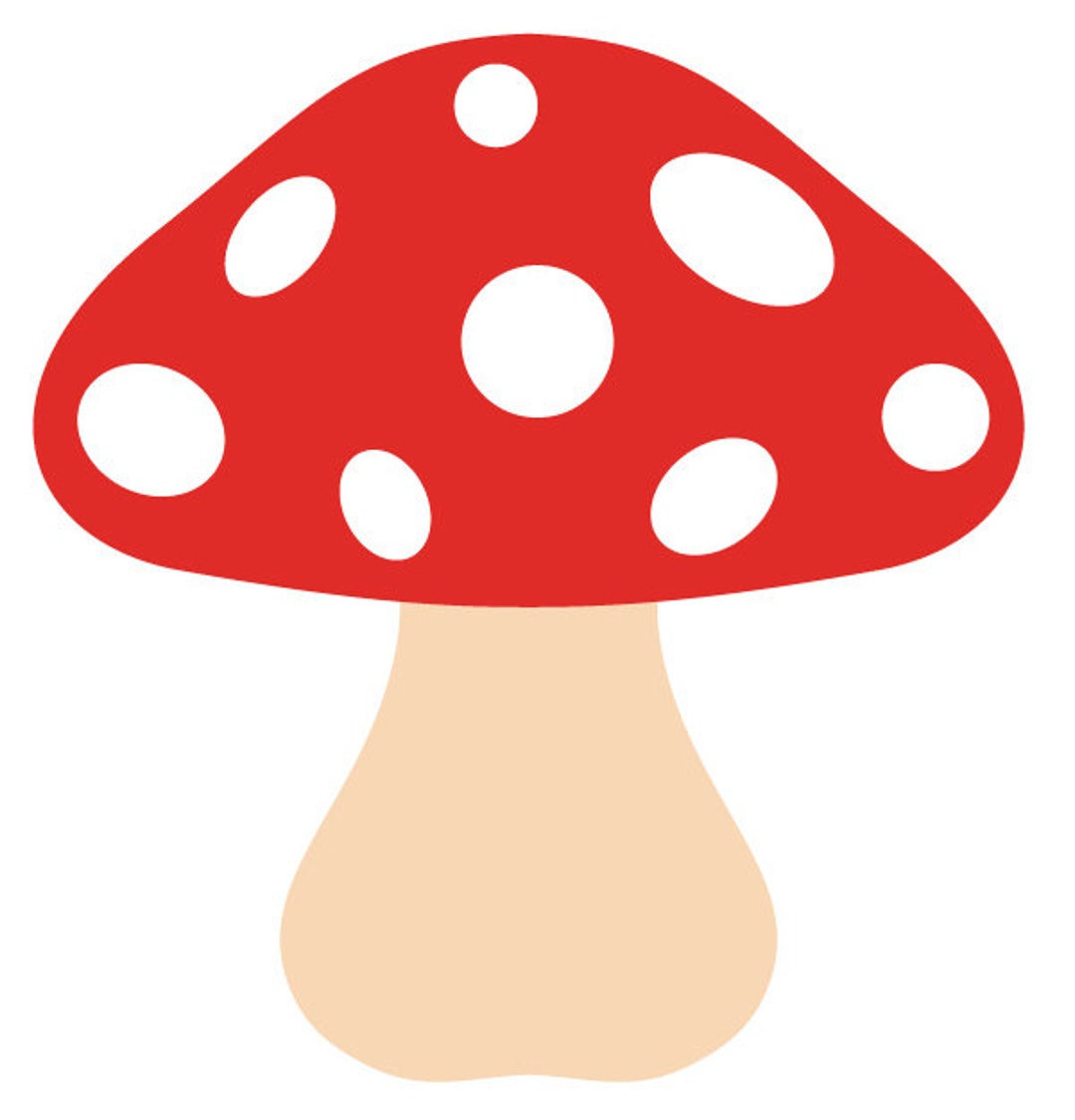 Mushroom SVG, PNG, JPG. Red Mushroom. Digital Download - Etsy