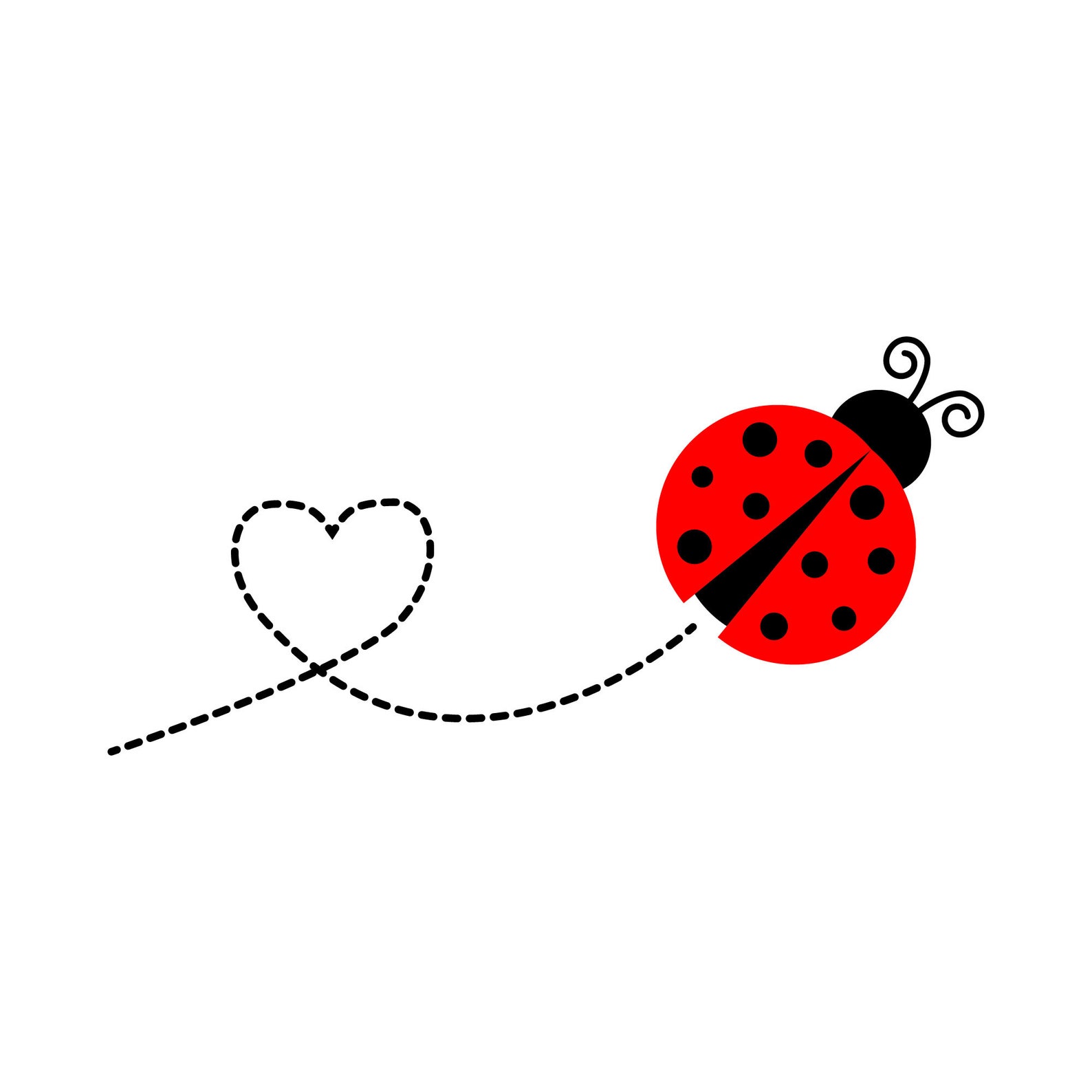 Ladybug SVG PNG. Ladybug SVG Png Files. Ladybug With Path. - Etsy