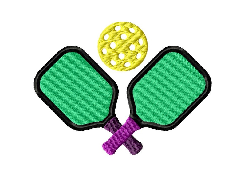 Mini Pickleball Machine Embroidery Design. Digital Download. - Etsy