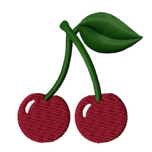 Mini Cherries Machine Embroidery Design. Digital Download. - Etsy