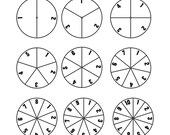 Pie Chart SVG. Spinners Set. Spinners Vector Clipart Set. Pie - Etsy