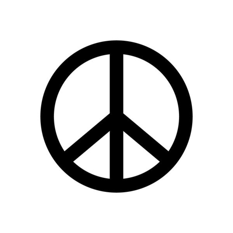 Peace Symbol. Peace Sign. Peace Symbol Svg, Png. Digital Download - Etsy