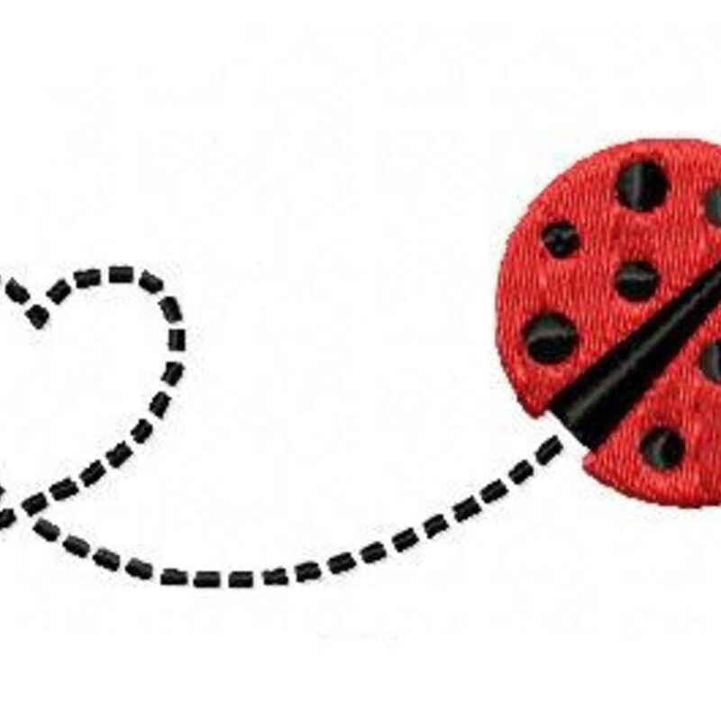 Ladybug Embroidery Design - Etsy