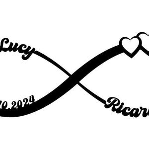 Personalized Infinity Symbol With Names. Digital Download - Etsy