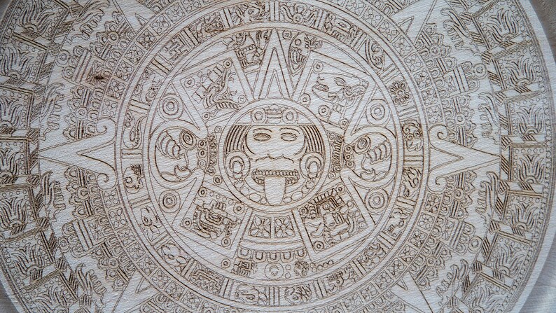 Mural aztec Calendar - Etsy