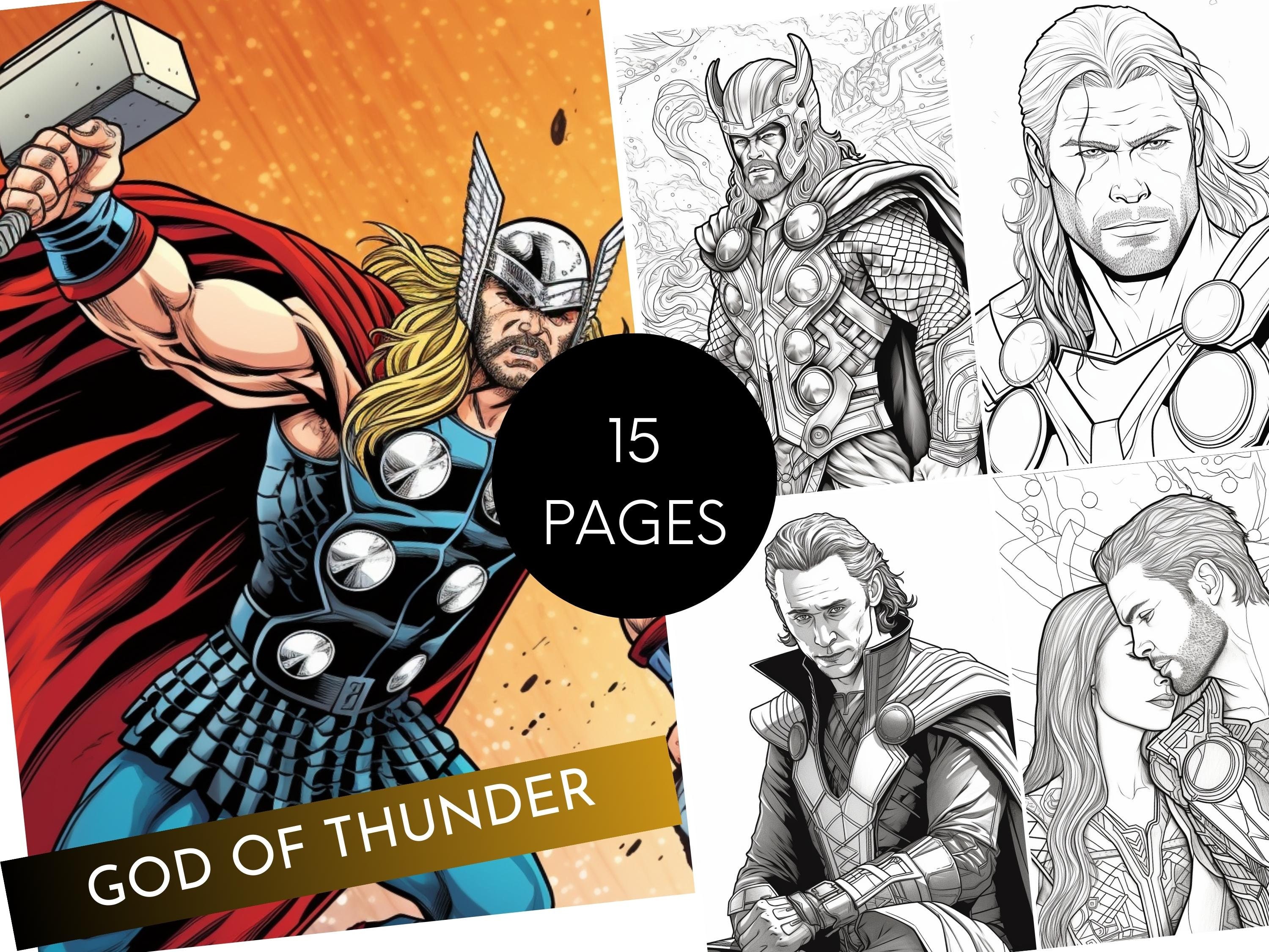 Loki And Thor Coloring Pages