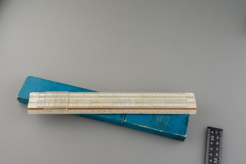 Logarithmic Slide Rule, Leningrad Label Rule, Logarithmic Scale 1961 ...