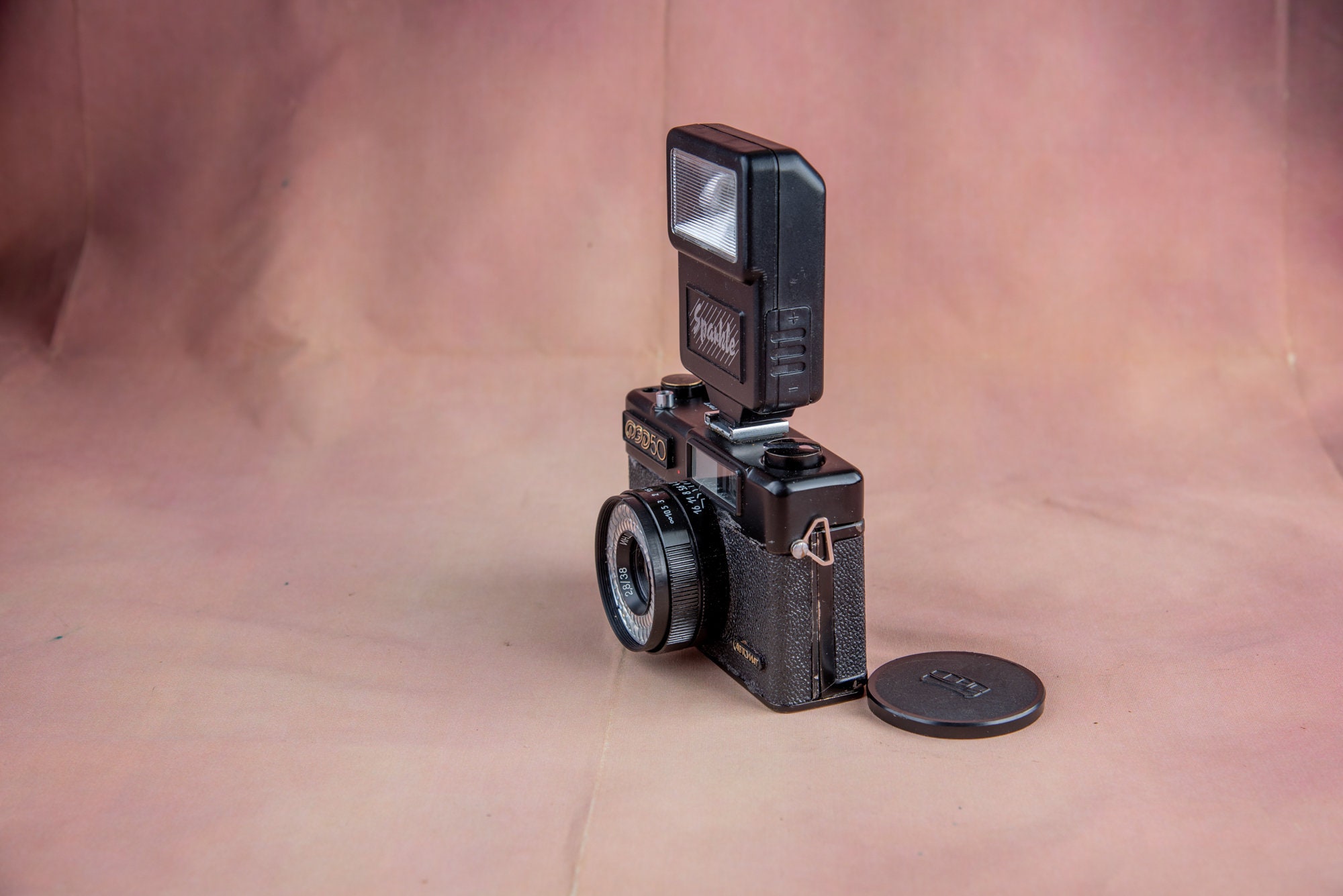 Film Rangefinder Camera FED-50 With Lens Industar-81 38mm.soviet 35mm ...