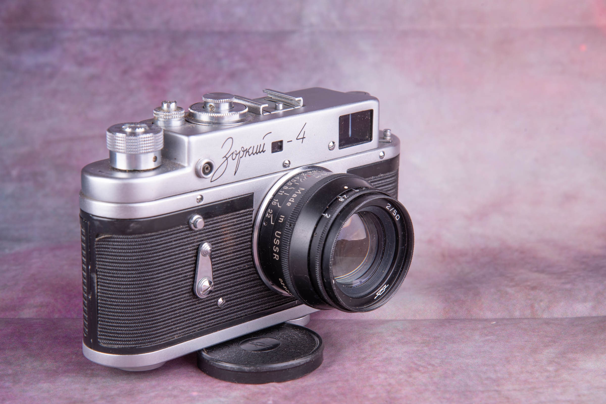 Film Camera Zorki 4 Russian Lens Jupiter-8 1:2 F50. Rangefinder Camera ...