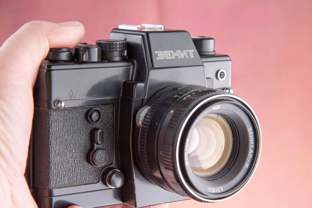 Vintage Soviet Camera Zenit-19 Lens Zenitar-m F1.7/50. Made in USSR - Etsy