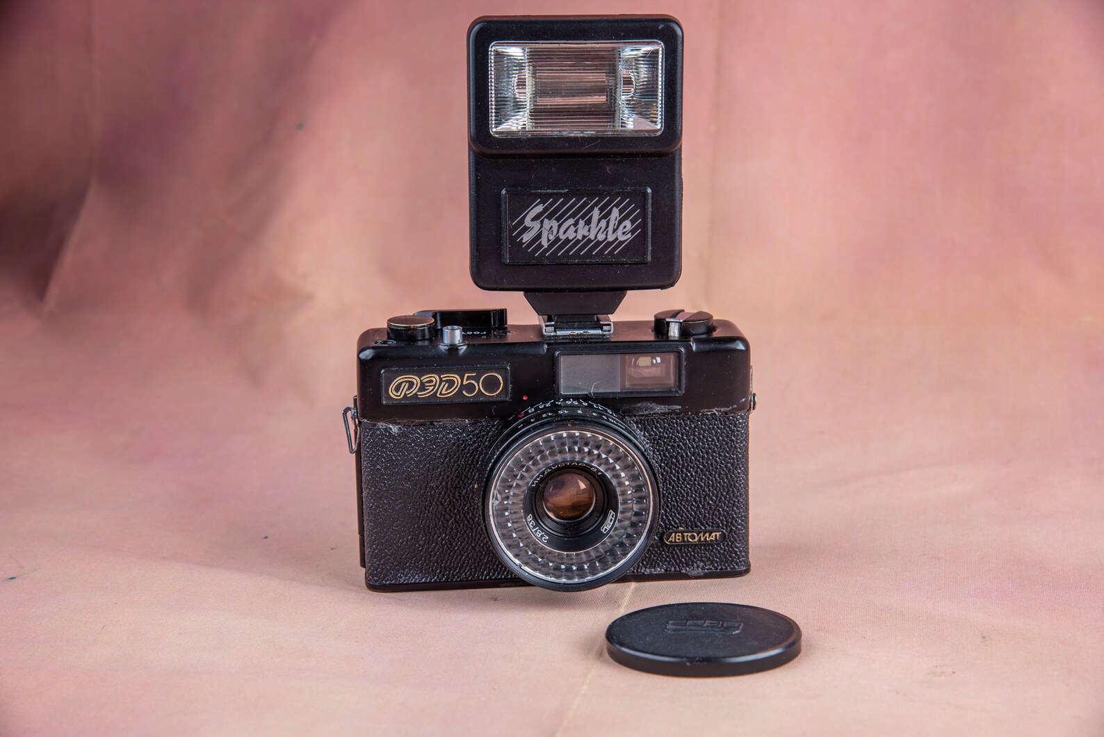 Film Rangefinder Camera FED-50 With Lens Industar-81 38mm.soviet 35mm ...