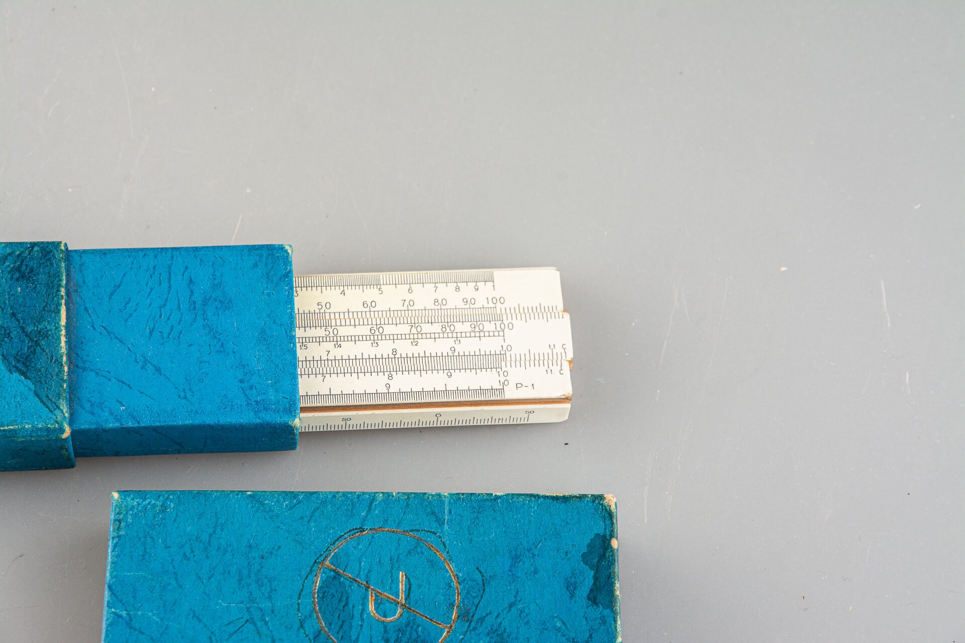 Logarithmic Slide Rule, Leningrad Label Rule, Logarithmic Scale 1961 ...