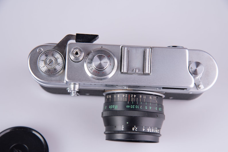 Film Camera Zorki 4K Russian Lens Jupiter-8 Black 1:2 F50. - Etsy