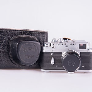 Film Camera Zorki 4K Russian Lens Jupiter-8 Black 1:2 F50. - Etsy