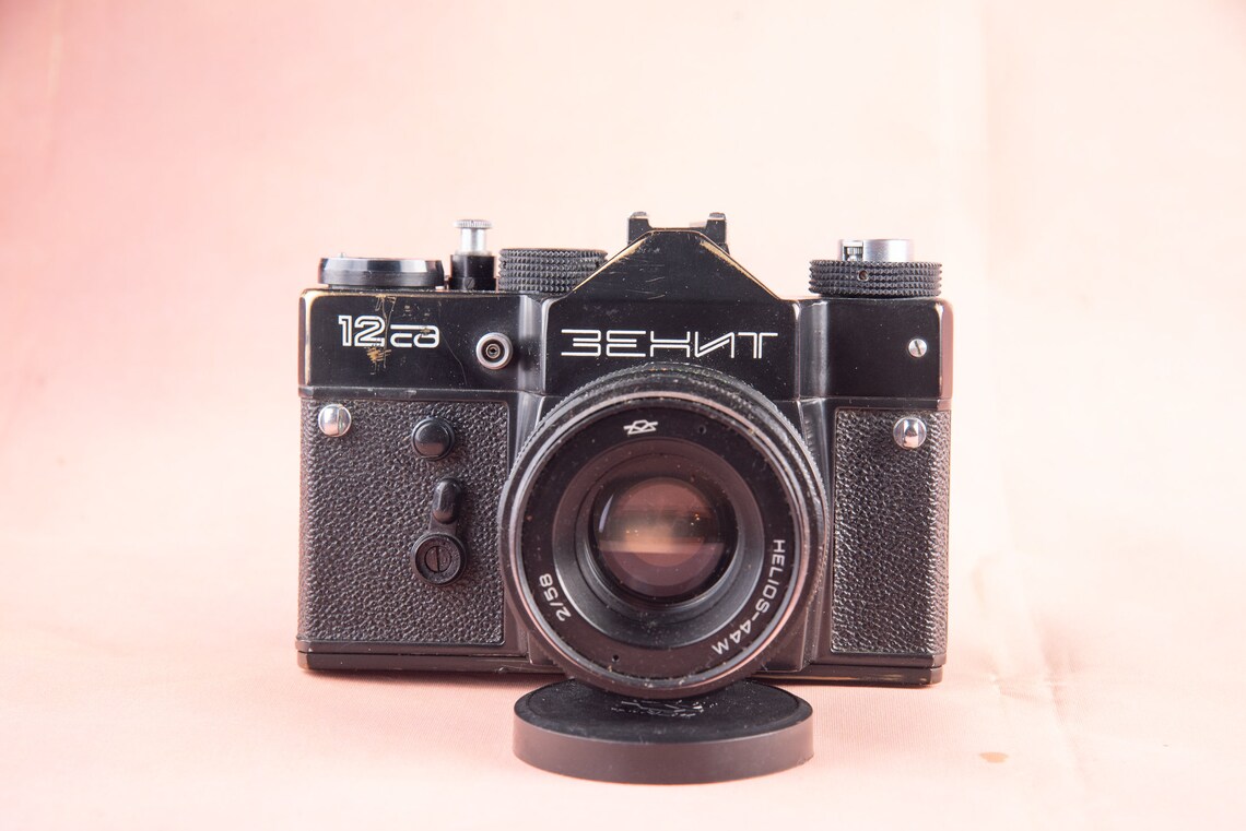 Vintage Soviet Camera Zenit-12cdsd Lens MC Helios 44M. - Etsy