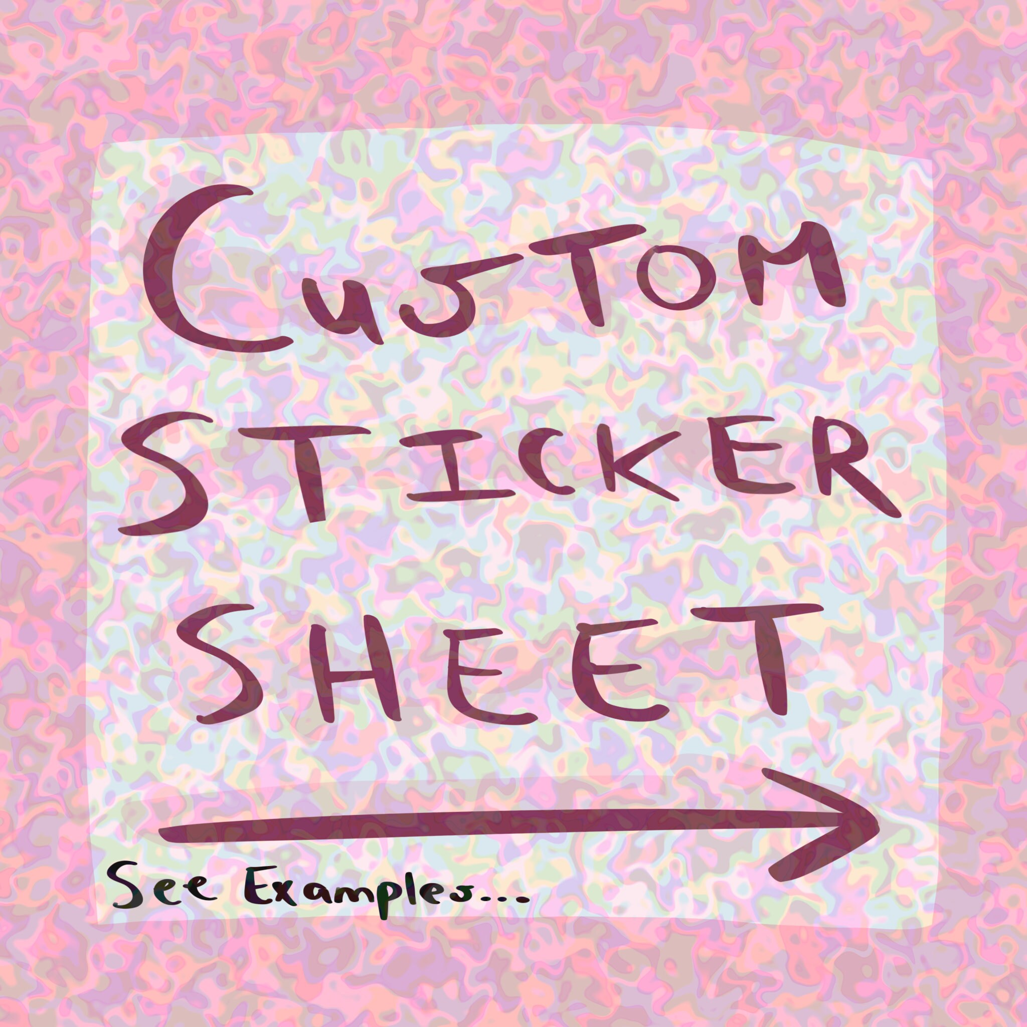 Custom Sticker Sheet - Etsy