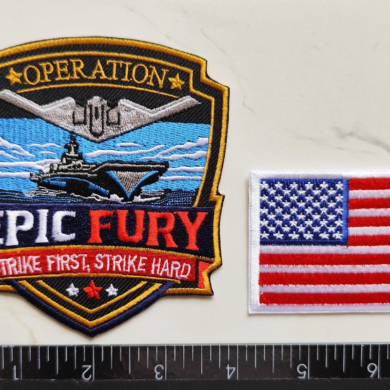 Operation Epic Fury Patch - Etsy