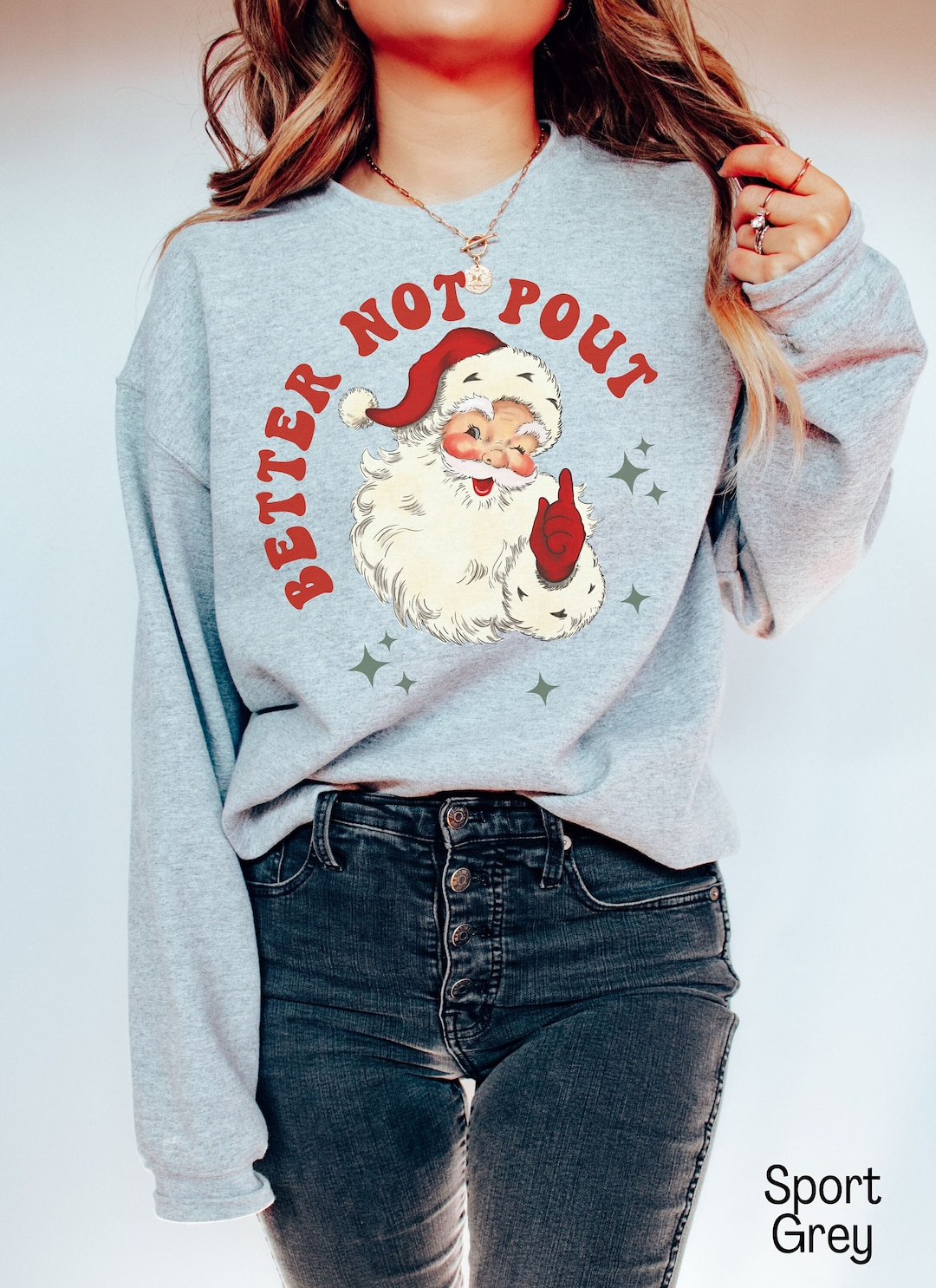 Funny Christmas Sweatshirt Women, Funny Christmas Sweater, Vintage ...